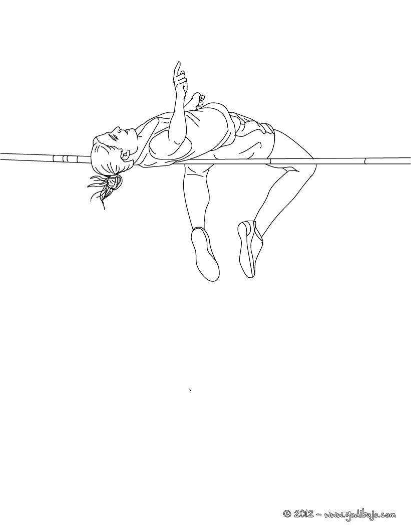 Paginas Para Colorir De Atletismo P gina Para Colorear De Dibujos