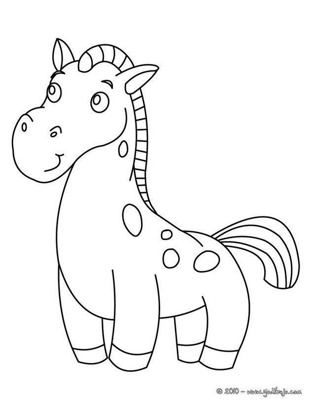 Dibujos para colorear un poni - es.hellokids.com
