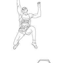 Dibujos Para Colorear Salto De Longitud Es hellokids
