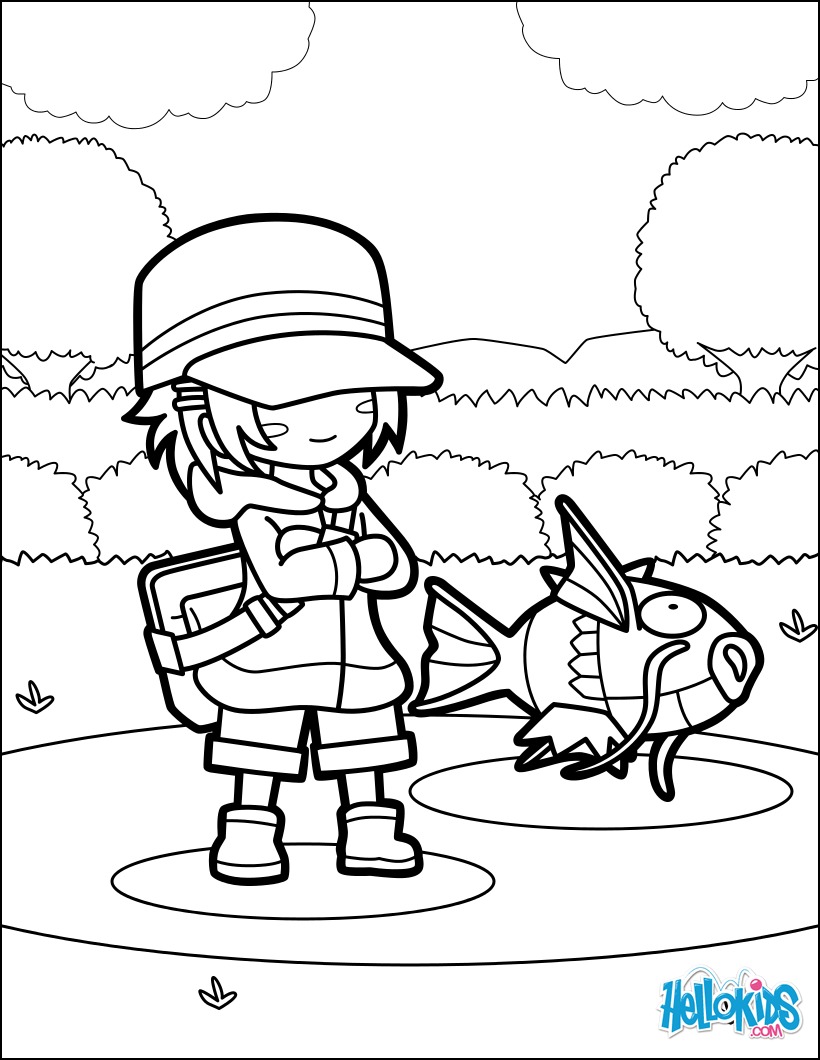 Pokemon Magikarp Karpfen Magicarpe Gyarados Karpador Kolorowanki ...