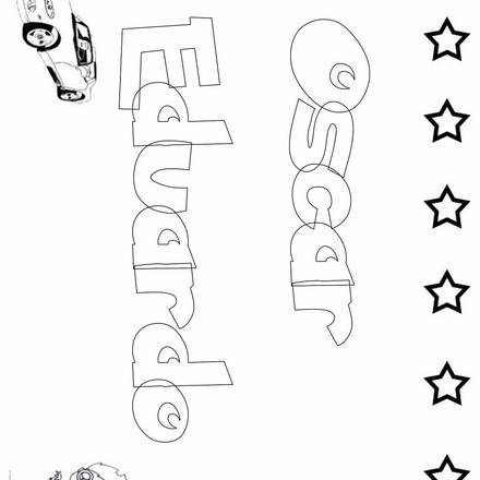 Dibujos para pintar NOMBRES NIÑOS - Dibujos para colorear - Imprime ...