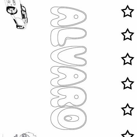 Dibujos para colorear nombres - es.hellokids.com