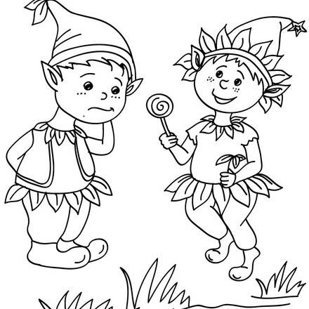 Elfo : Dibujos para Colorear, Lecturas Infantiles, Dibujo para Niños ...