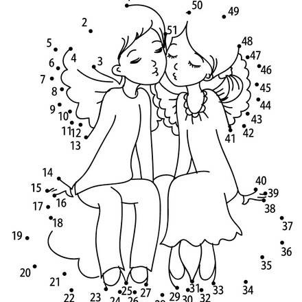 Juegos de puntos SAN VALENTIN - 30 juegos imprimibles para niños