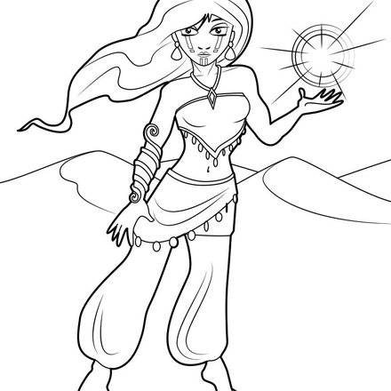 Dibujos para colorear las MIL Y UNAS NOCHES - 12 dibujos de cuentos de ...