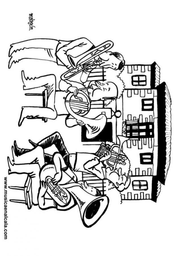 Tuba Coloring Page Coloring Pages
