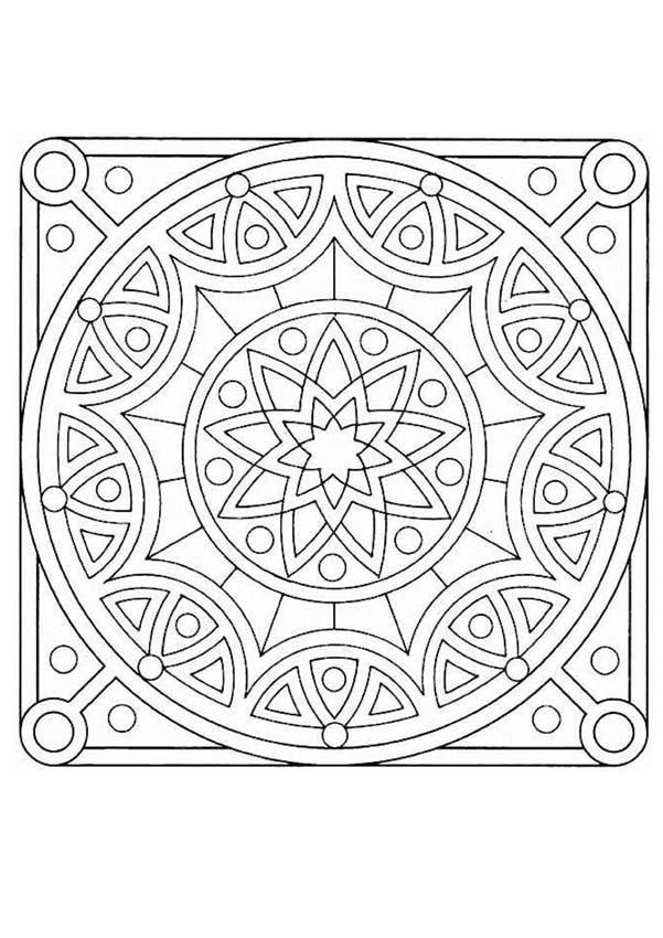 Mandalas con circulos - Imagui